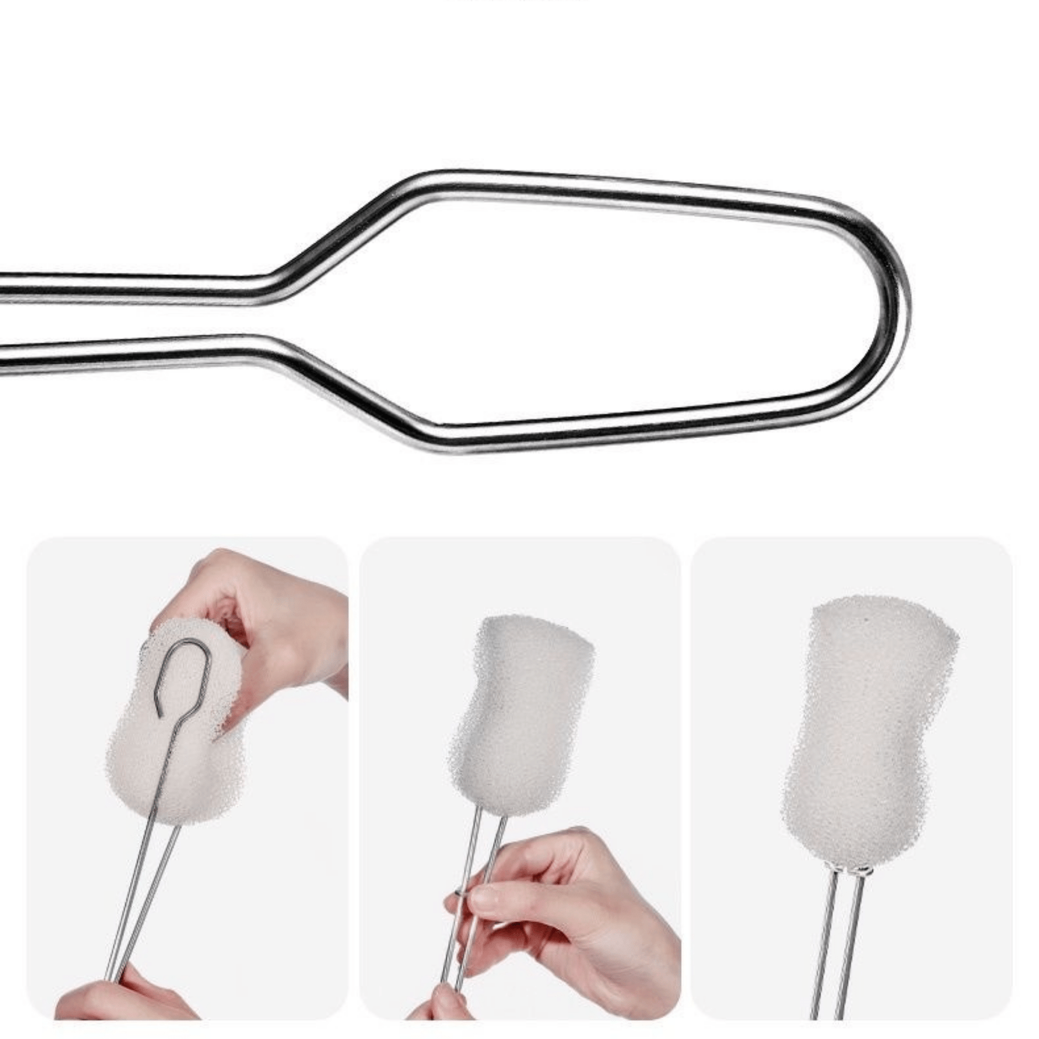 Sponge Cup Cleaner with Steel Handle | Betty's Home & Beauty — tomu.co.za